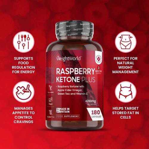 Raspberry Ketone Plus | Powerful Blend of Superfoods | WeightWorld