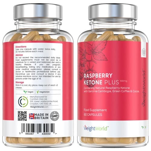Raspberry Ketone Plus | Powerful Blend of Superfoods | WeightWorld